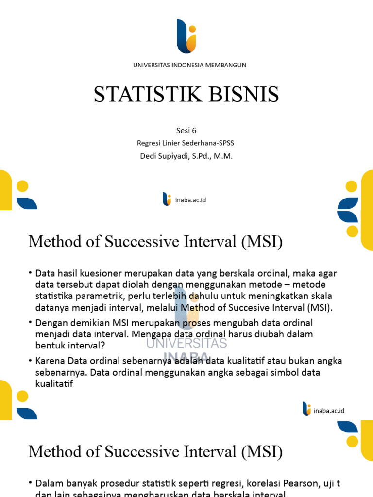 Transformasi Data Ordinal ke Interval | PDF