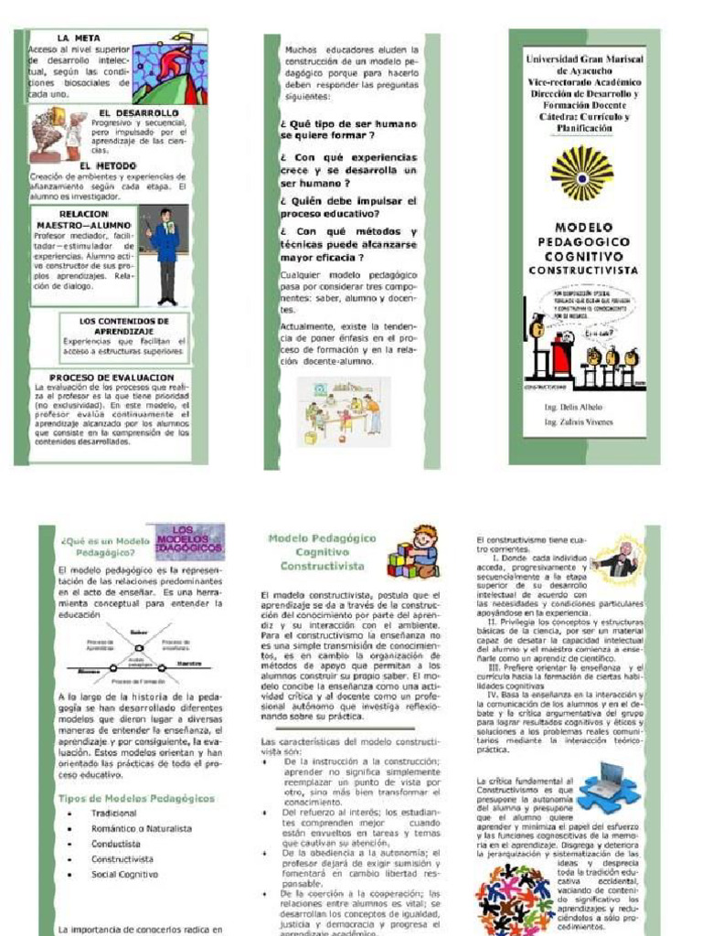 Triptico Modelo Constructivo | PDF
