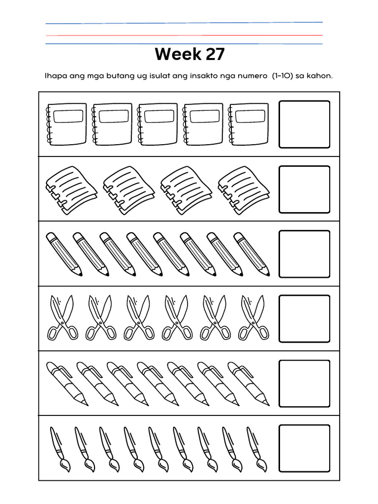 Numeracy-Activity Sheets | PDF