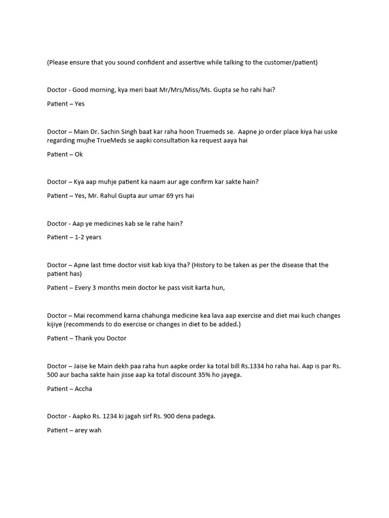 Doctor Script | PDF | Health Care | Pharmaceutical Industry