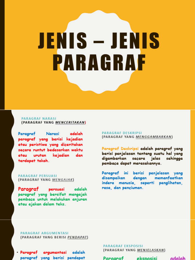 Jenis - Jenis Paragraf | PDF