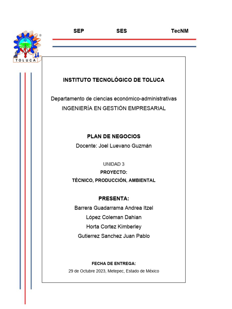 Eq3-Unidad 3 Plan | PDF | Aplicación movil | Propiedad intelectual