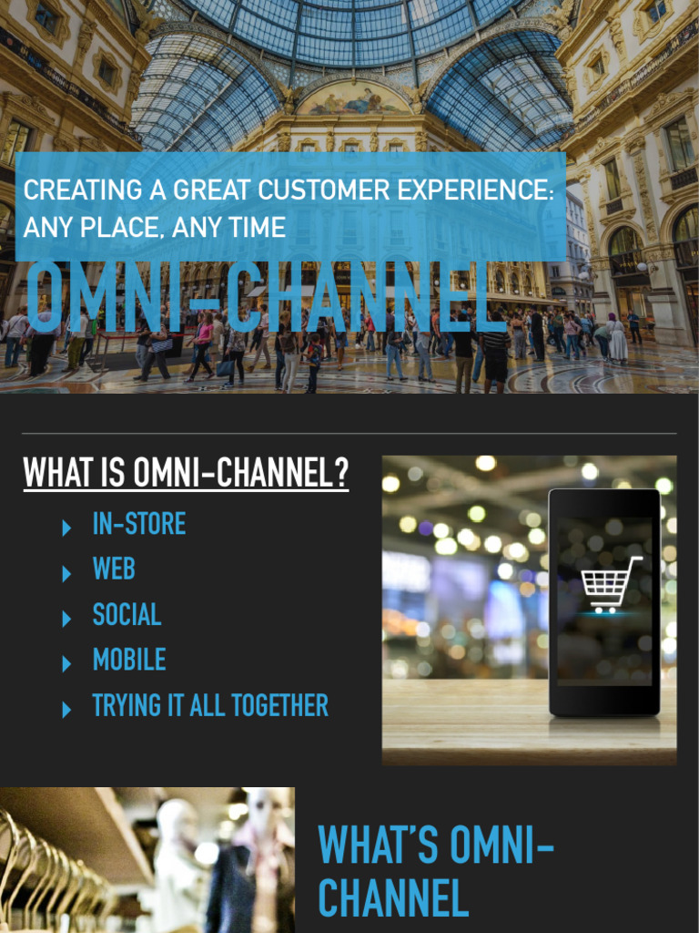 Omnichannel 180710102358 | PDF | Online Shopping | Retail