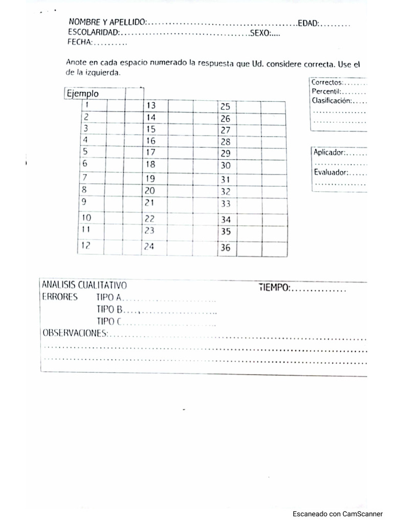 Protocolo en Blanco G-36 | PDF