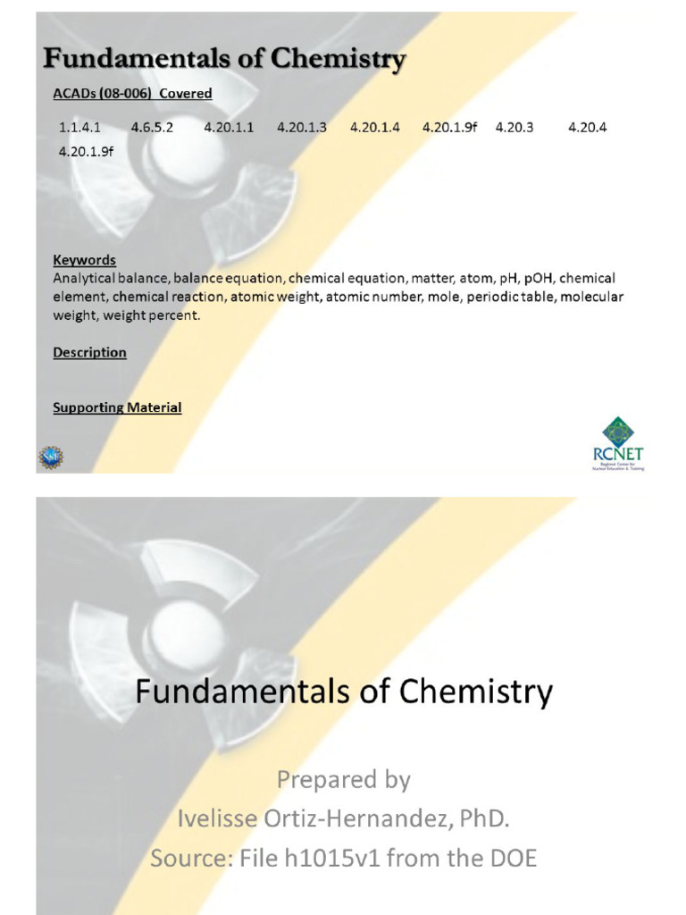 Fundamentals+of+Chemistry | PDF