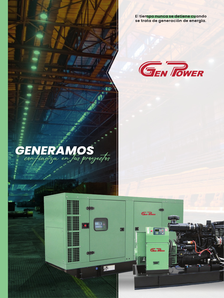 Catálogo Generadores Gen Power | PDF | Ingeniería | Ciencias fisicas