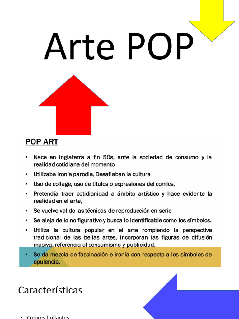 Características del Arte Pop | PDF | Arte | Clásicos