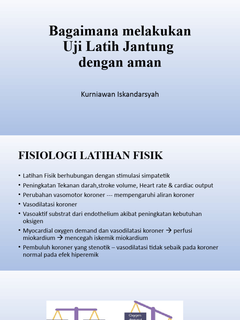 Panduan Aman Uji Latih Jantung | PDF