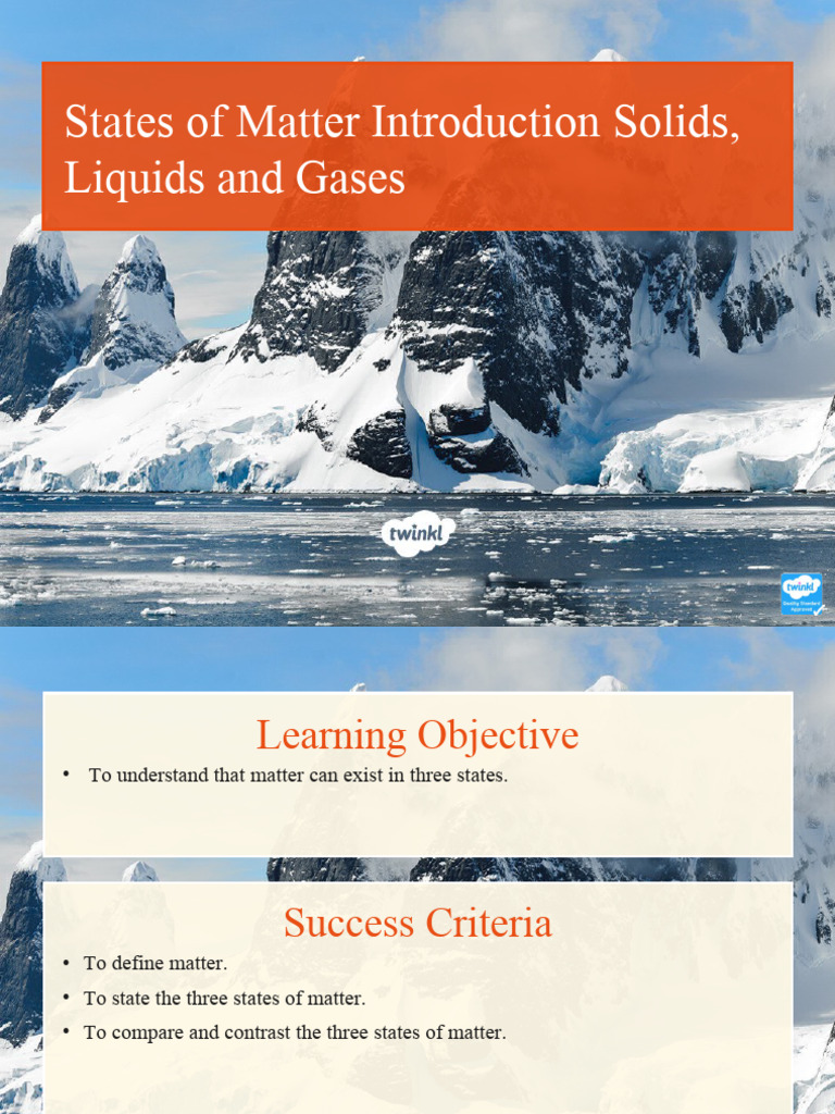 Solids - Liquids - and - Gases - Presentation 2022 | PDF | Matter | Gases