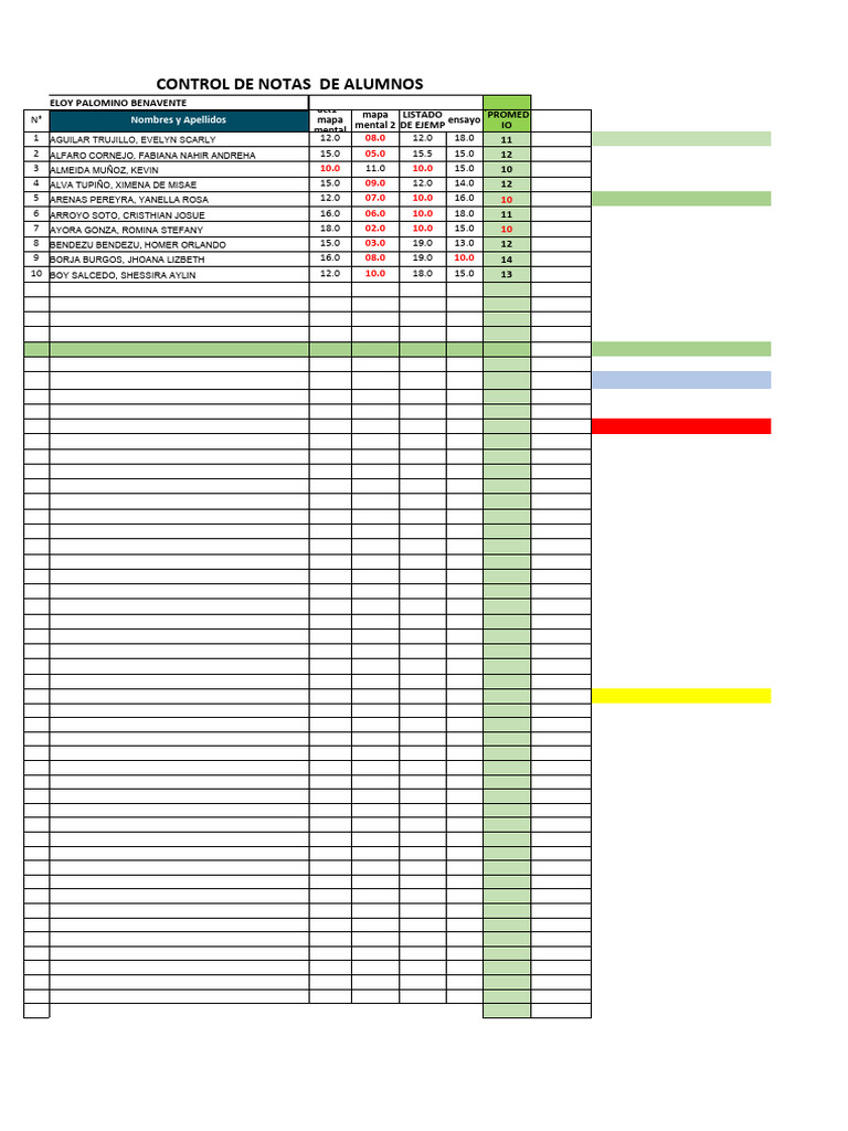 SEMANA 5 - Práctica Excel | PDF