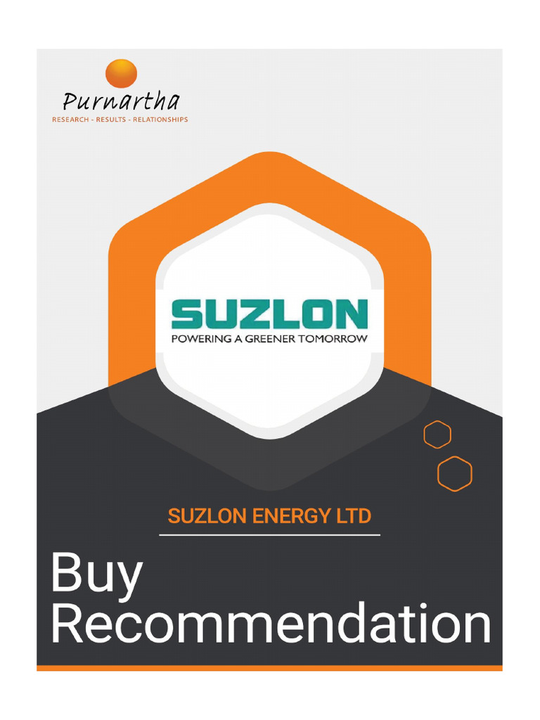 Suzlon Energy LTD Initiation | PDF | Renewable Energy | Solar Power