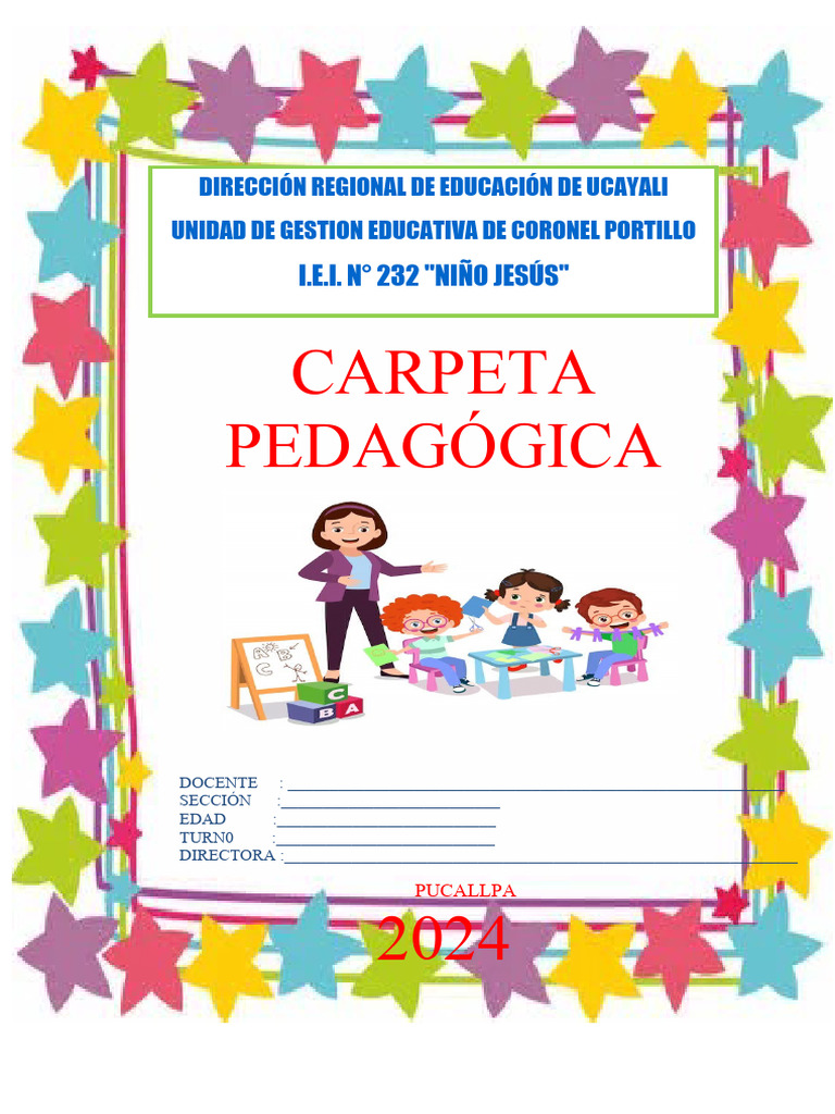 Carpeta Pedagógica 2024 ULTIMO | Descargar gratis PDF | Aprendizaje ...