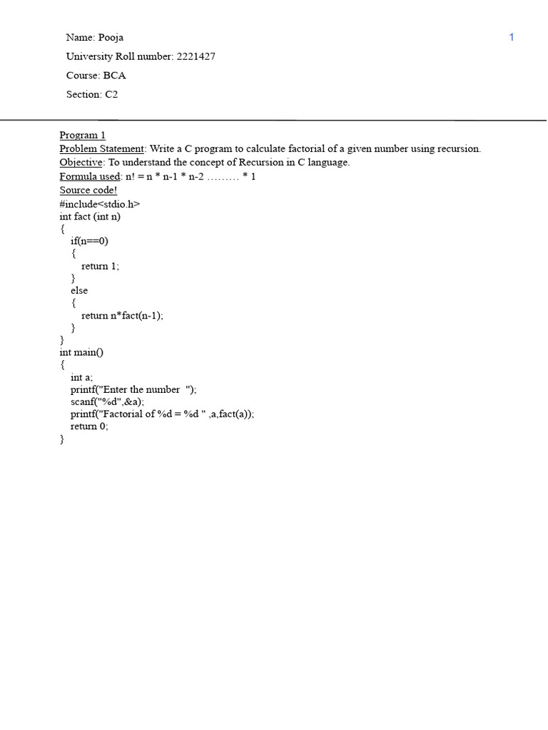 Pooja | PDF | Quadratic Equation | Mathematics