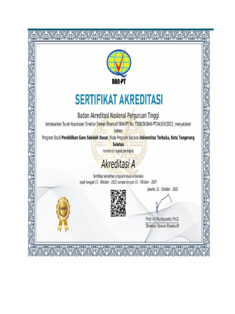 Sertifikat Akre | PDF