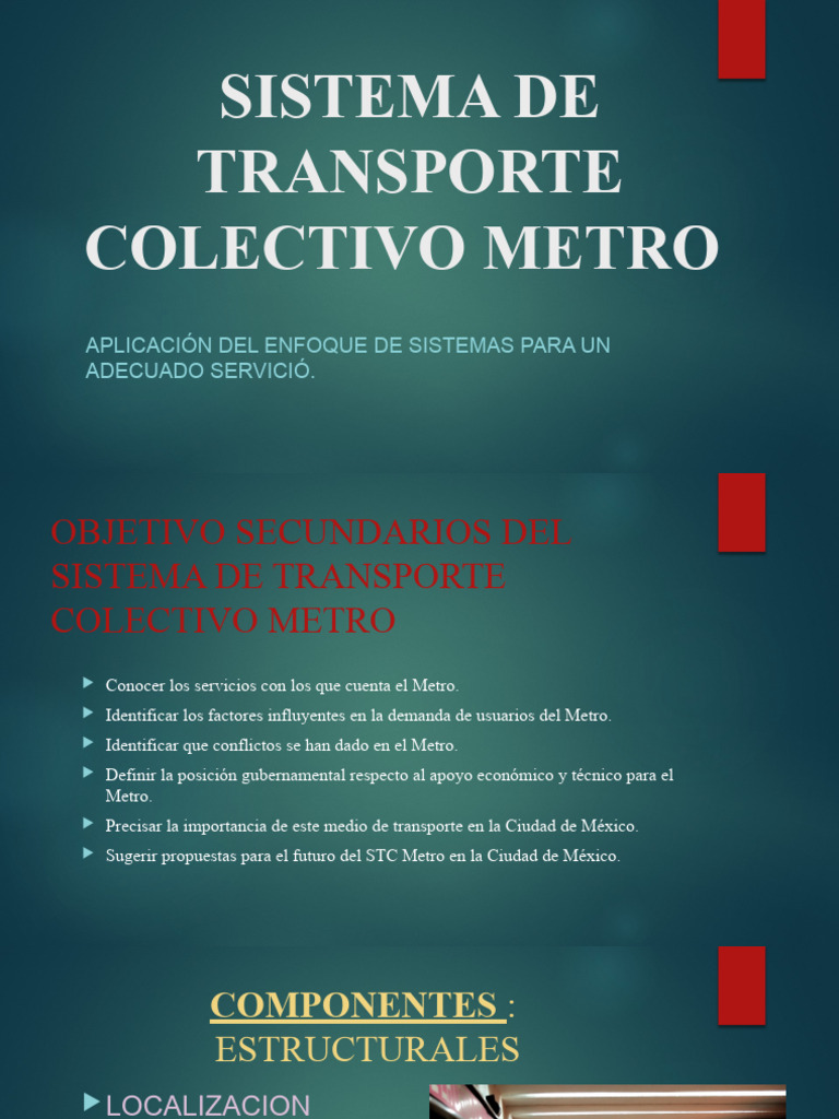 Sistema de Transporte Colectivo Metro | Descargar gratis PDF ...