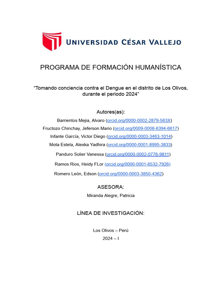 Informe, Act, Inte. II, Grupo 03 | PDF | Ciencias de la Salud | Especialidades Medicas