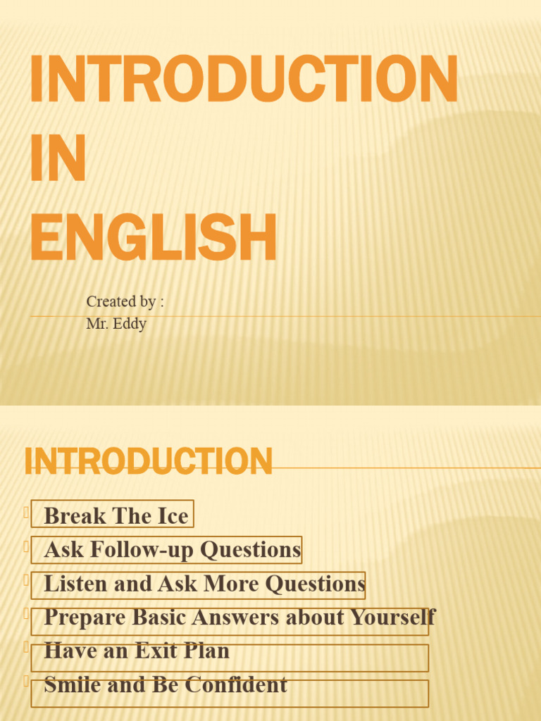 The Easy Way To Introduce Yourself Sentence Transformation Rephrasing ...