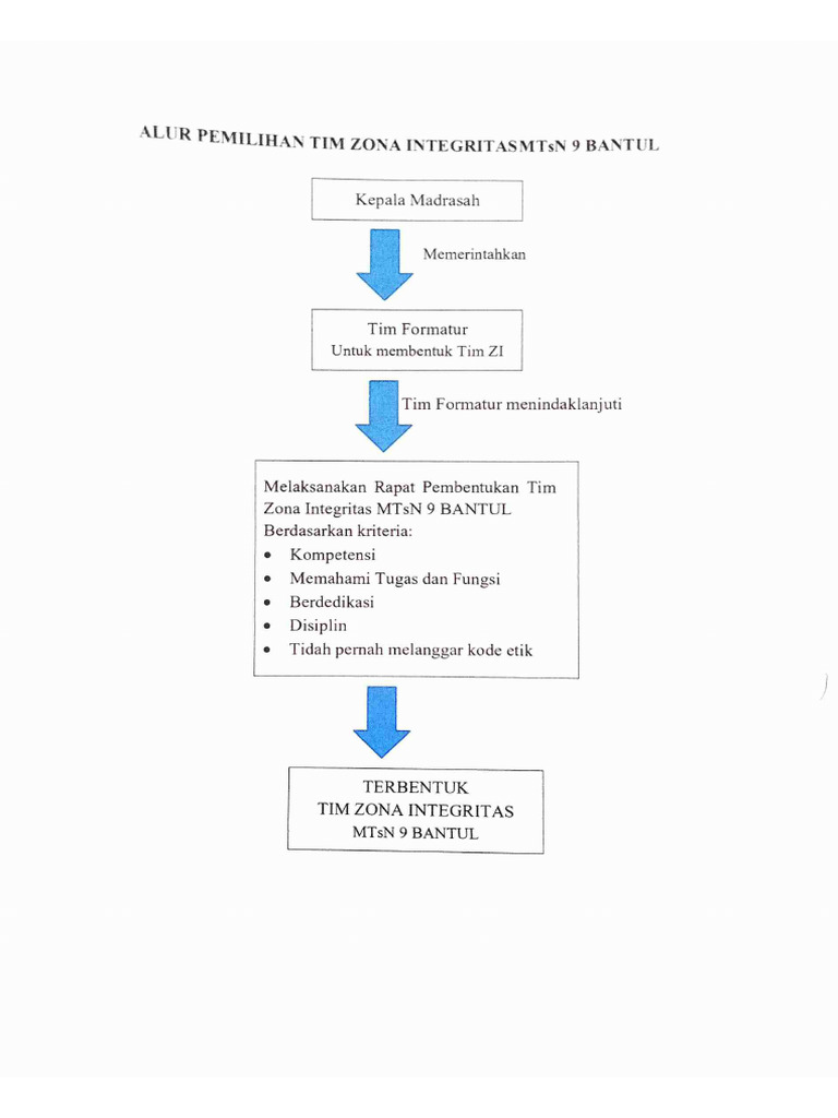 Alur Pembentukan Tim Za Pdf