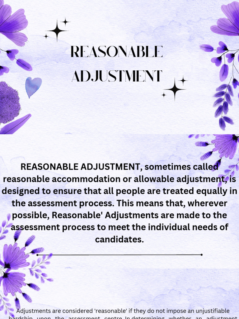 Reasonable-Adjustment - 20240501 110313 0000 | PDF | Appeal | Justice