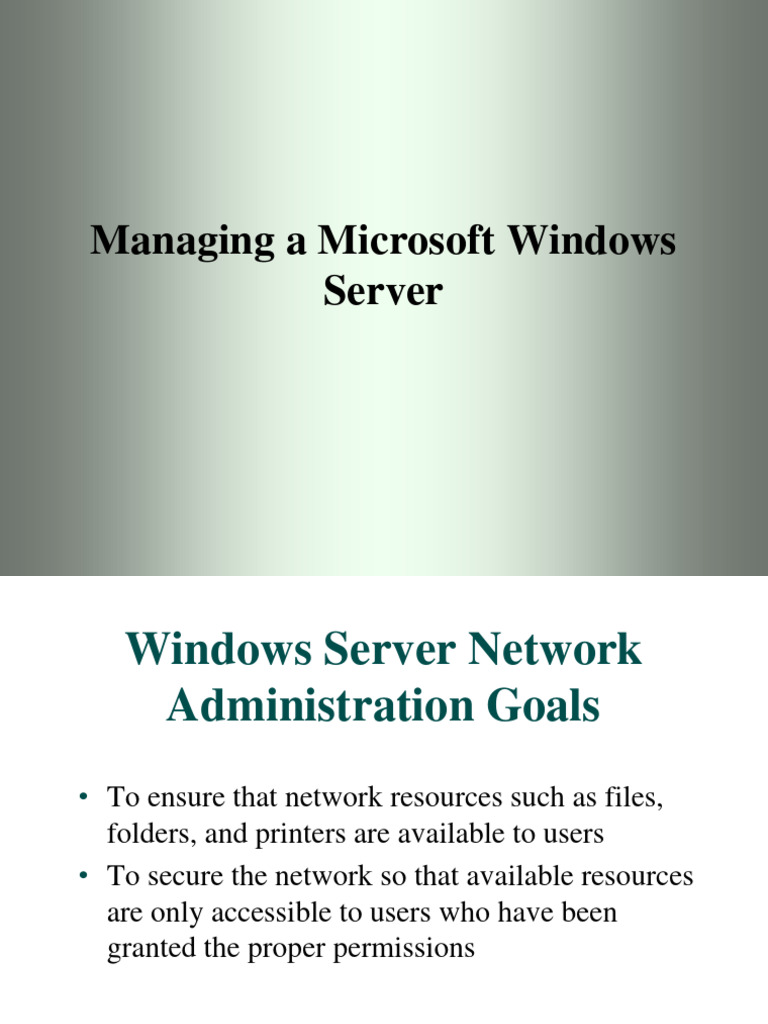 Windows Part | PDF | Active Directory | Computer File