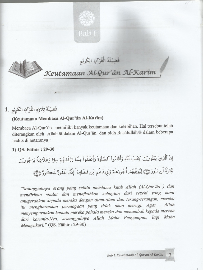 Keutamaan Belajar Al Qur'An | PDF