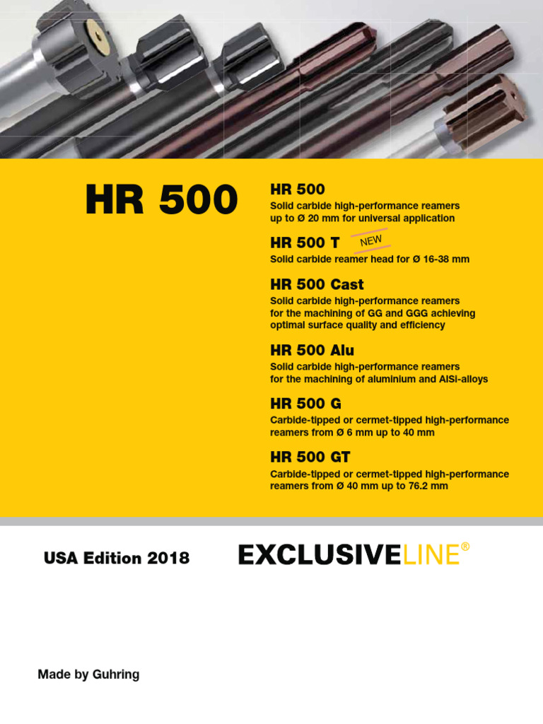 Reamer | PDF | Metalworking | Secondary Sector Of The Economy