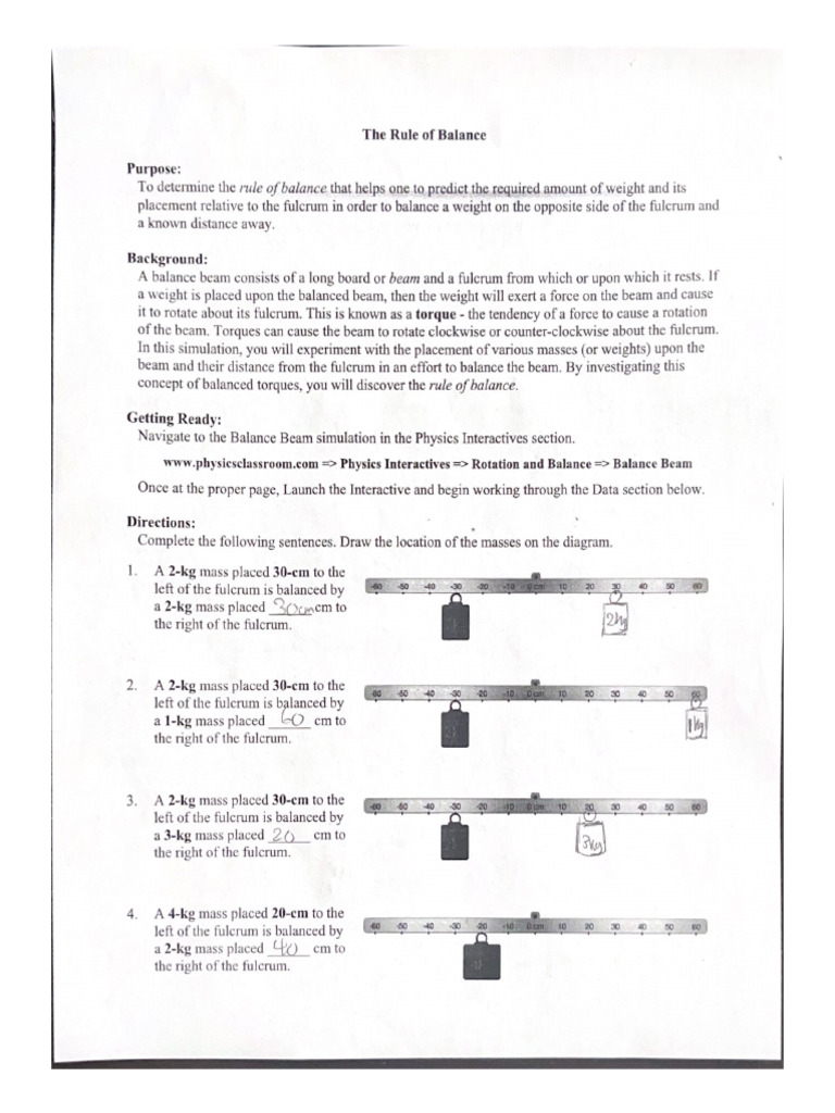 The Rule of Balance | PDF
