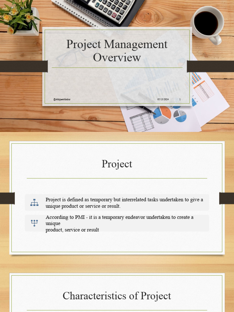 Project Management Overview | PDF | Project Management | Business Economics