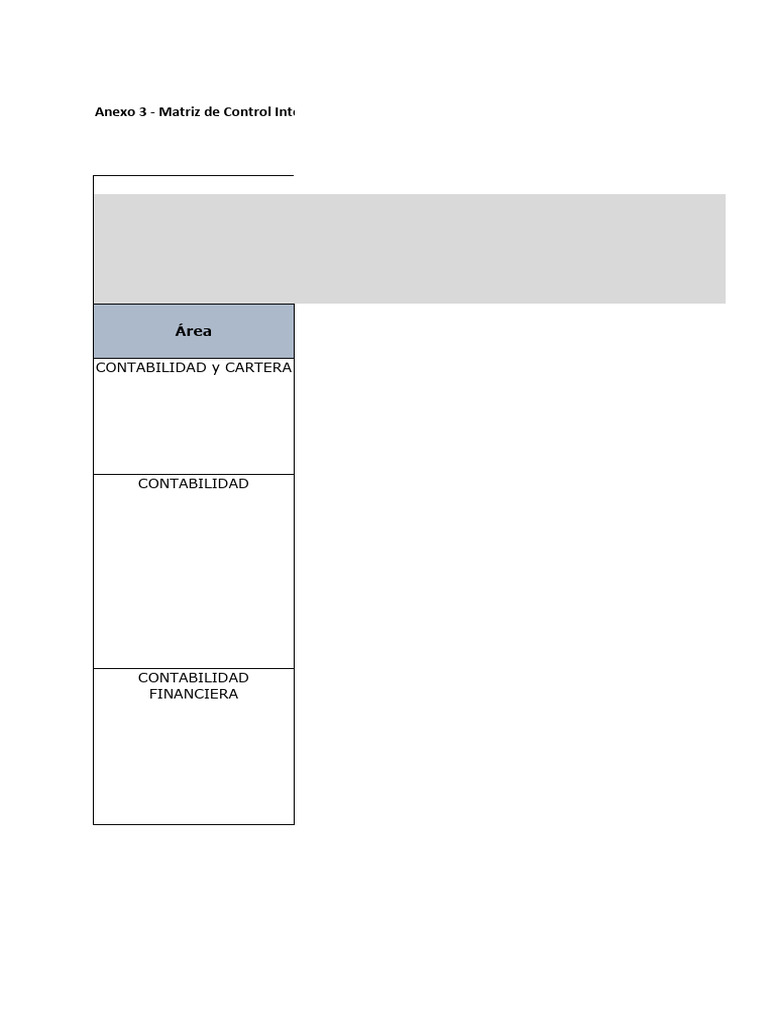 Anexo 3 - Matriz de Control Integral Control Contable y Financiero ...
