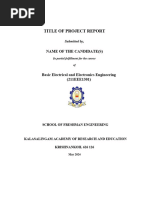 Project Completion Report (Template) | PDF
