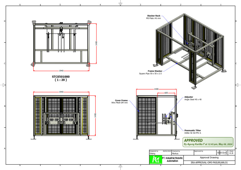Small Panel Stacker - STC0501000 APPROVED | PDF