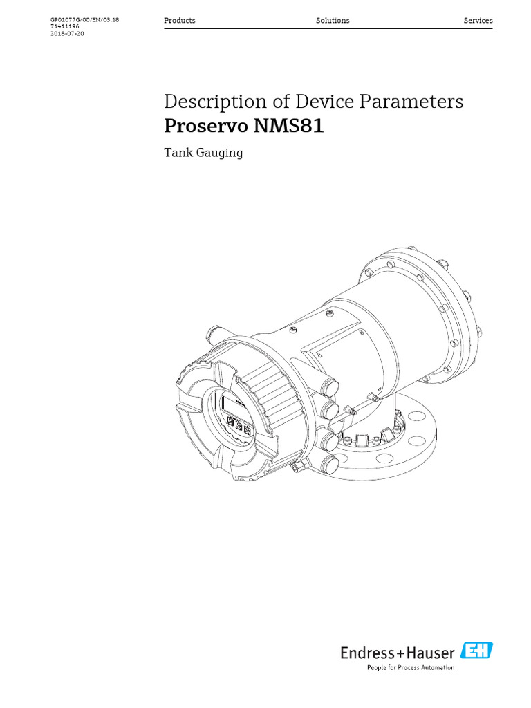 Matrix Parameter NMS81 | PDF | Menu (Computing) | Parameter (Computer Programming)