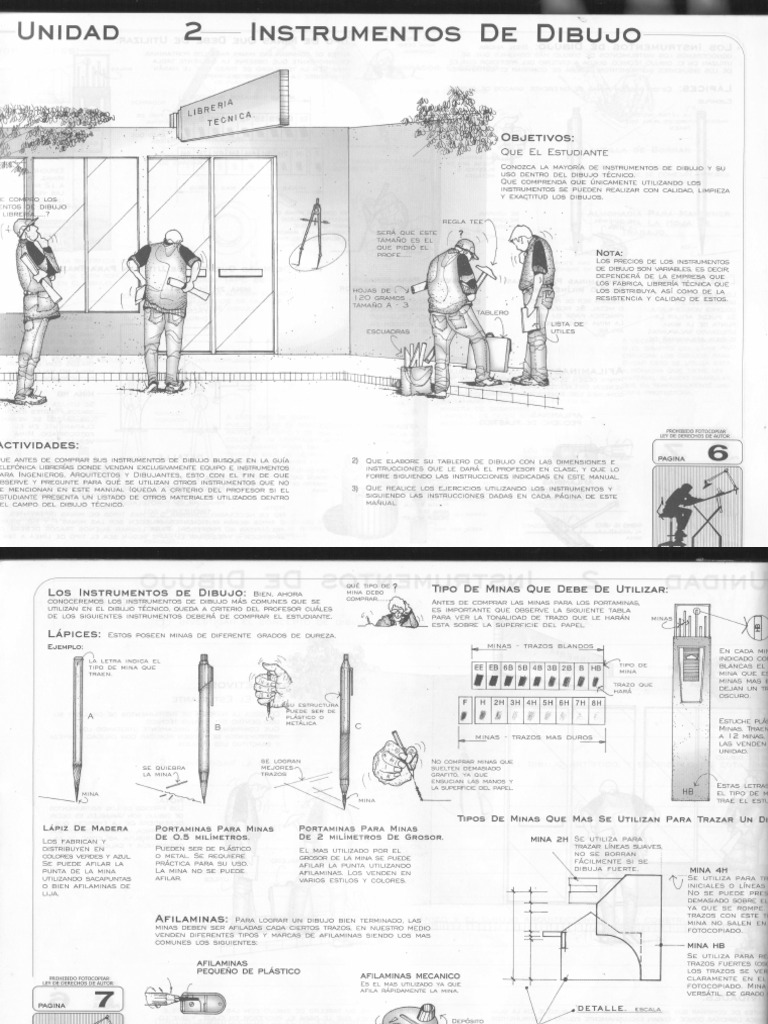 Instrumentos Esenciales para Dibujo Técnico | PDF