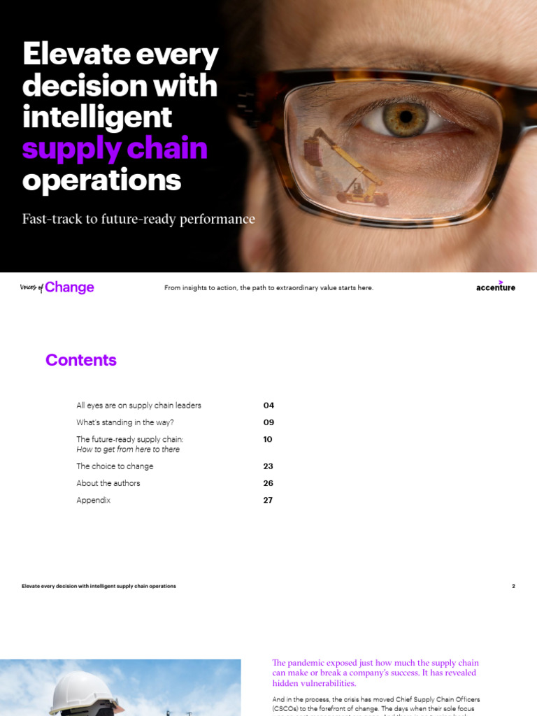 Accenture Supply Chain Operations Pov June 2021 | PDF | Supply Chain ...