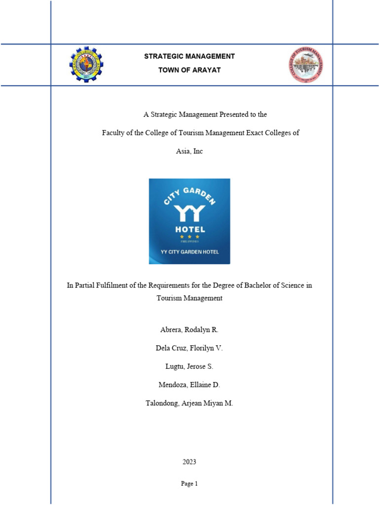 Yy City Garden Hotel | PDF | Sustainability | Tourism