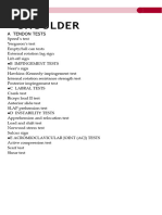 Schepelmann's Test for Thoracic Pain | PDF | Shoulder | Spinal Cord