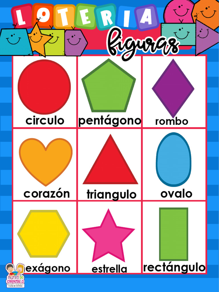 Loteria Figuras | Descargar gratis PDF | Rectángulo | Geometria clasica