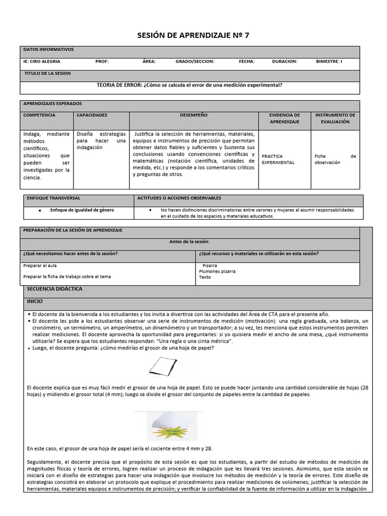 SESION7 | PDF | Medición | Volumen