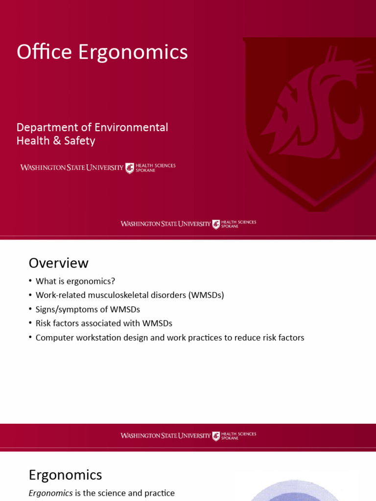 Office Ergonomics Training | PDF | Human Factors And Ergonomics ...
