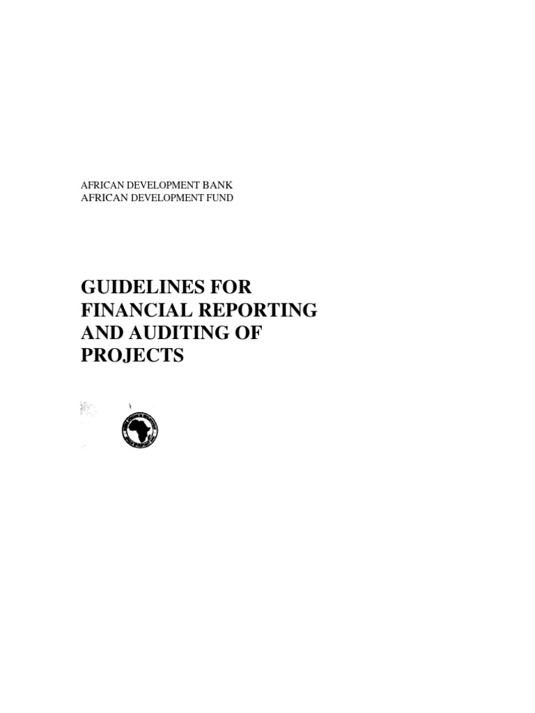 Guidelines f0r Financial Reporting and Auditing of Projects | PDF ...