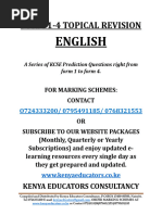 Geo Pp1 Kcse 2025 Top Prediction Cycles | PDF | Rock (Geology) | Coast