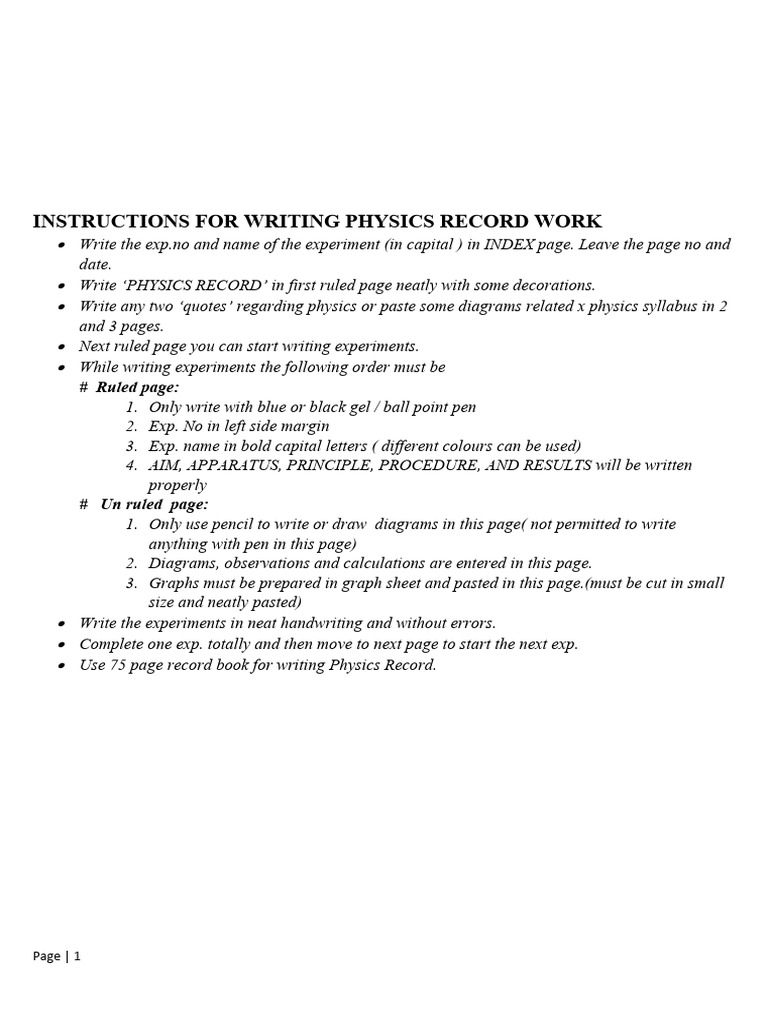 X Icse Physics Practicals 2023-2024 | PDF | Optics | Refractive Index