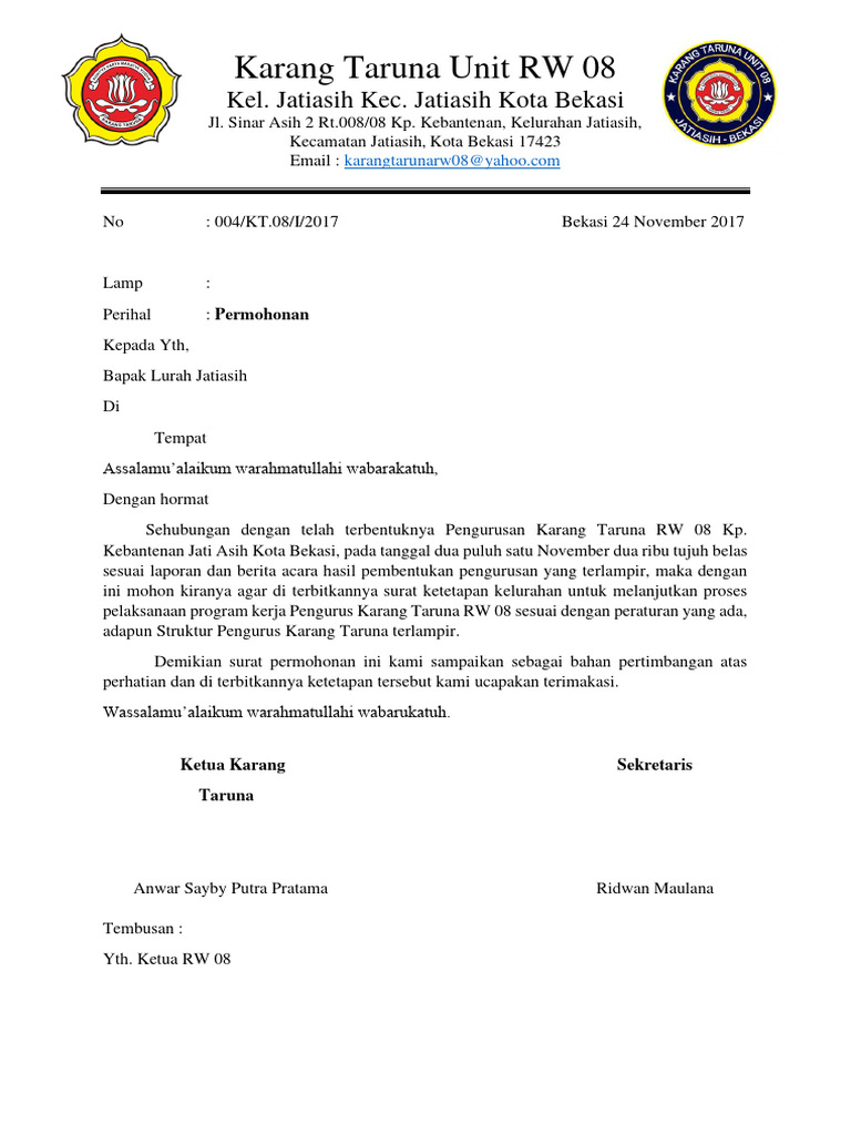 Contoh Surat SK | PDF