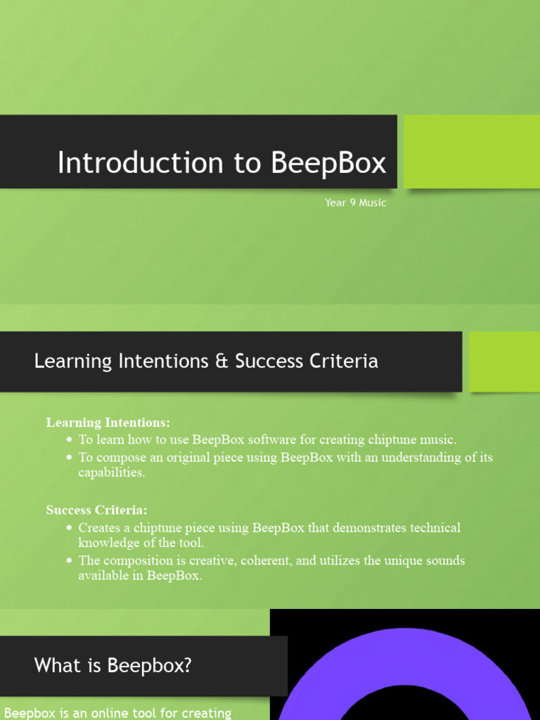 BeepBox: Create Chiptune Music Online | PDF | Disc Jockey | Musicology