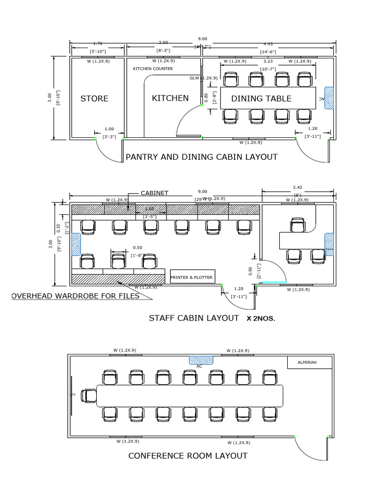 Cabins Drawing-Model | PDF | Home | Interior Design