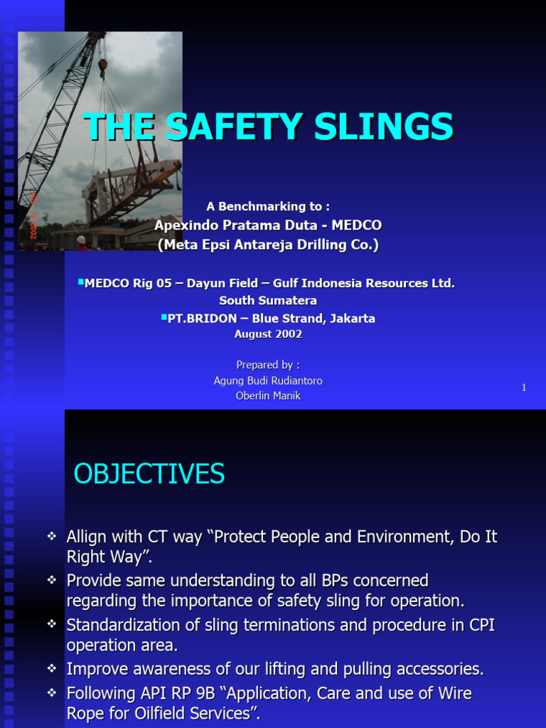 The Safety Slings | PDF | Rope | Manufactured Goods