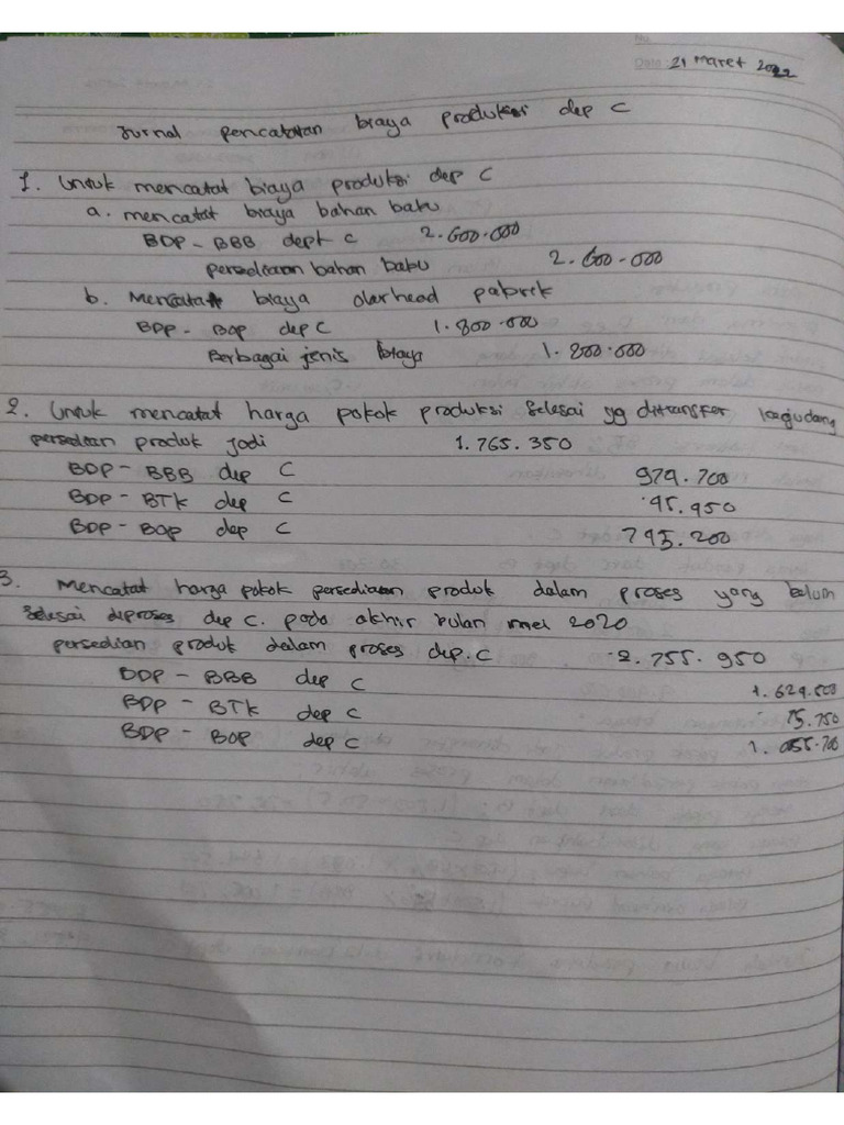 Tugas Lab Akuntansi Biaya | PDF