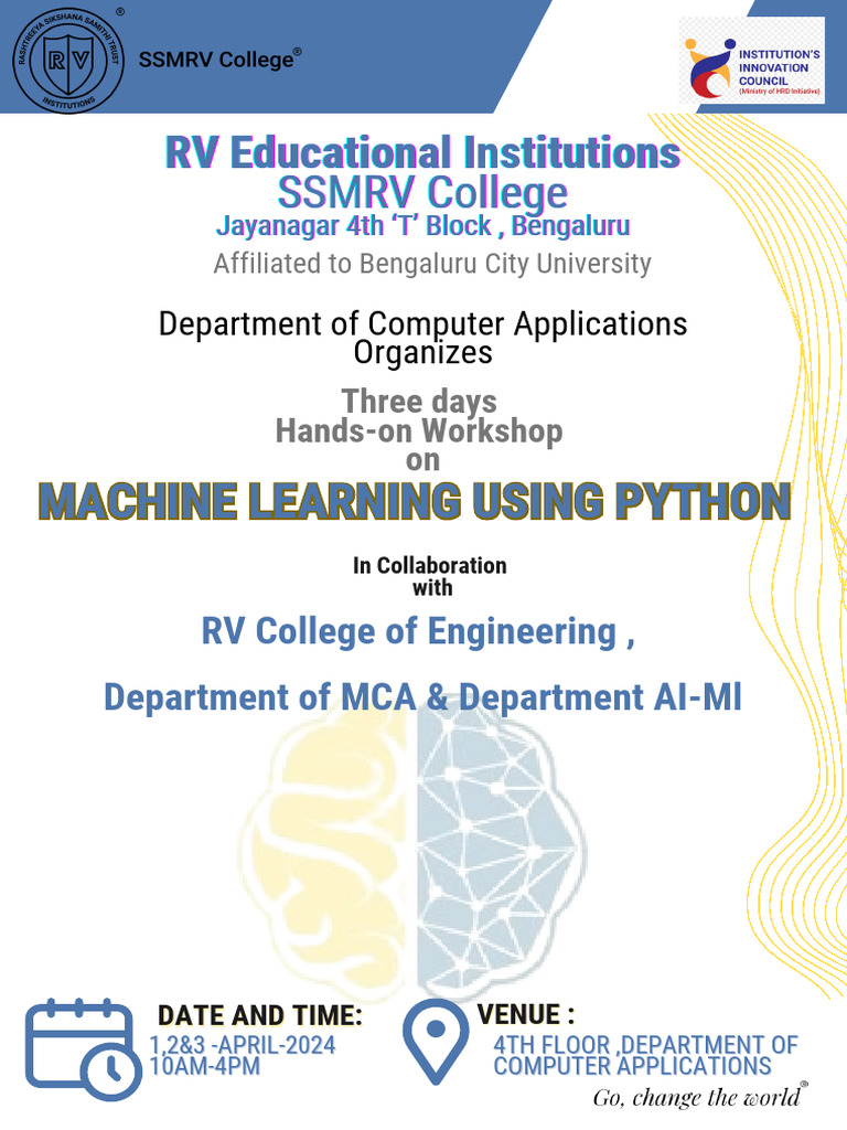 Workshop On Ml Using Python 20240319 165237 0000 Pdf Computer Programming Machine