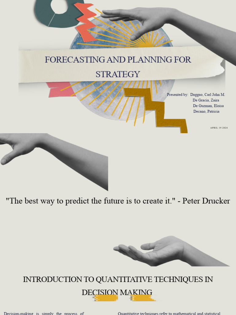 Group 4 Forecasting And Strategic Planning Pdf Forecasting
