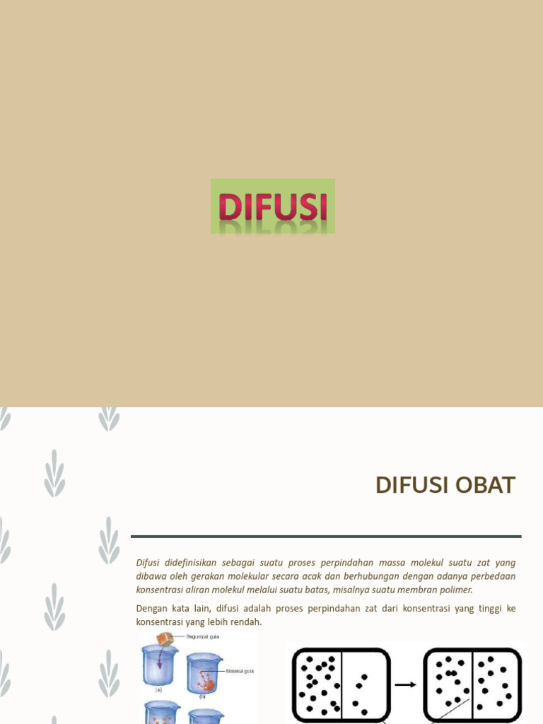 DIFUSI | PDF
